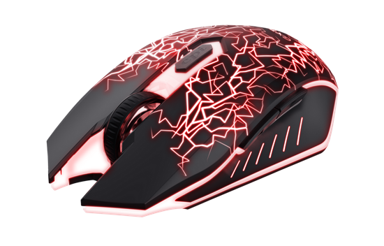 Trust Mouse Gaming, Wireless, 6 buttons, LED light – Ultra Store