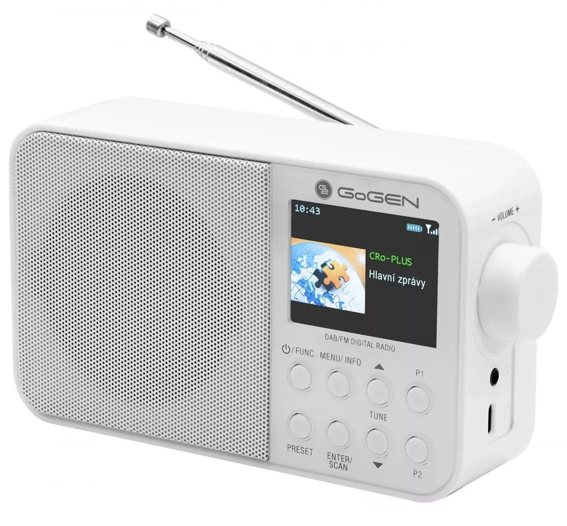 Radio Portative me DAB+, FM, LCD dhe Bluetooth GOGEN GOGDAB500BTCW ...